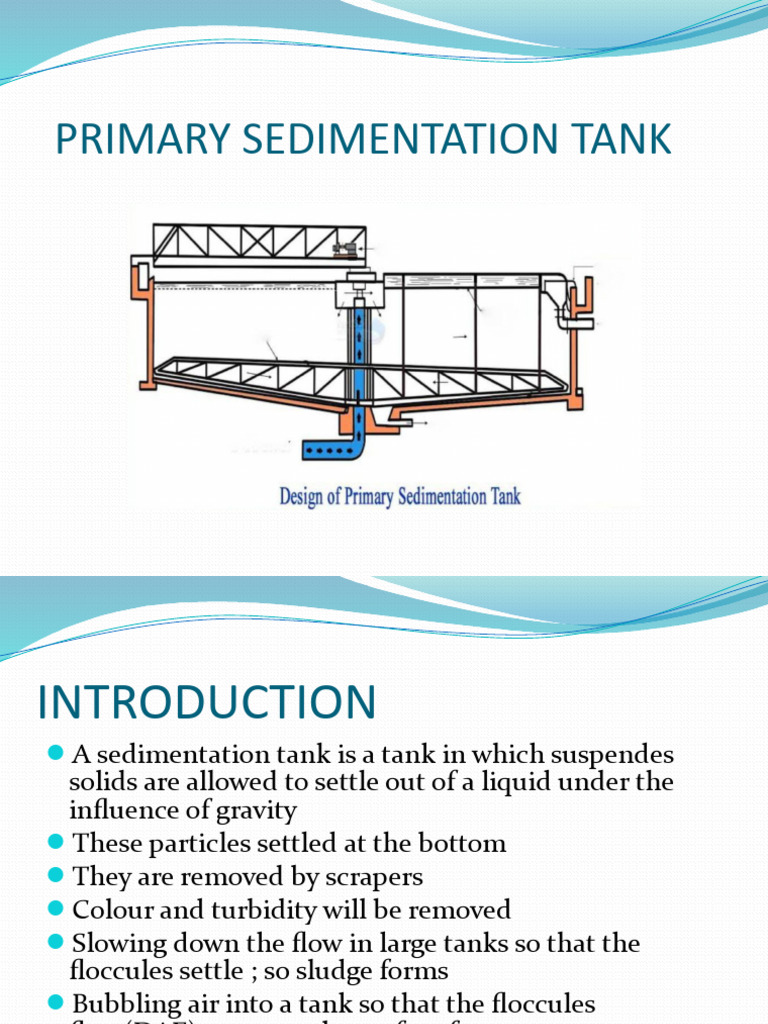 Problem 9.5 Primary Sedimentation Tank | PDF