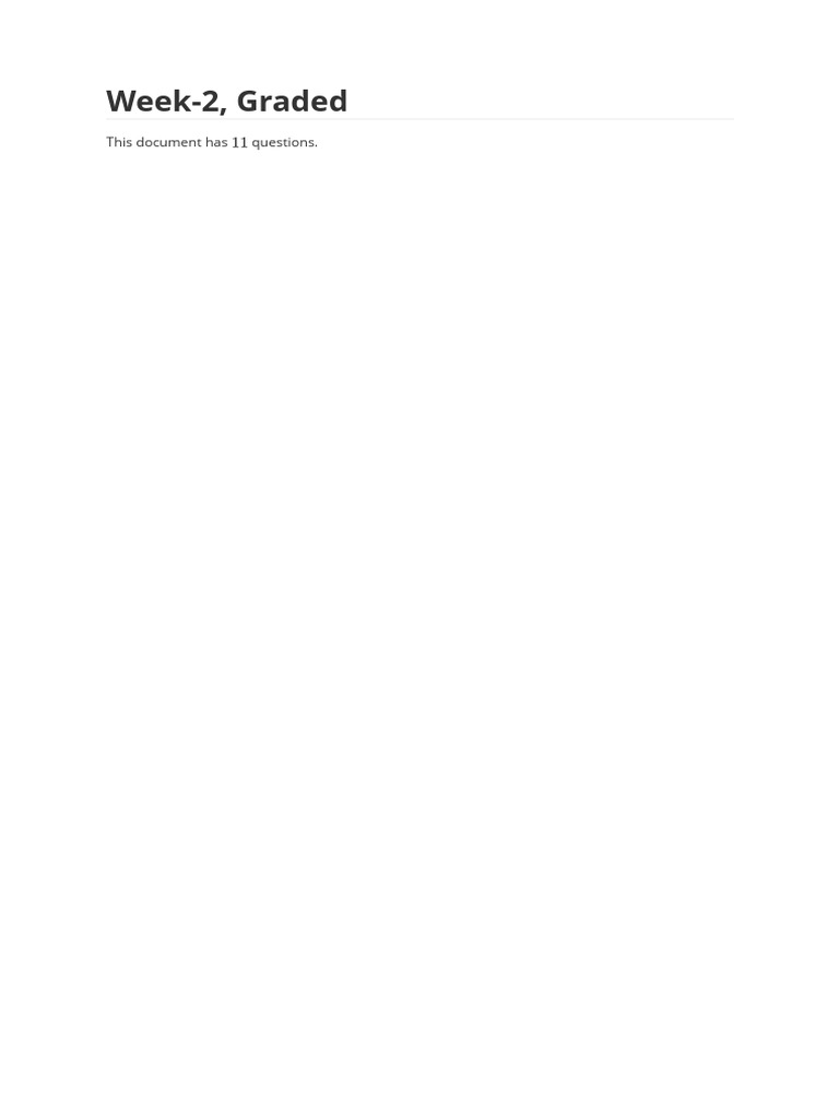 Week 2 Graded Assignment Solution | Download Free PDF | Computing ... Week 2 Graded Assignment Solution | Download Free PDF | Computing ...