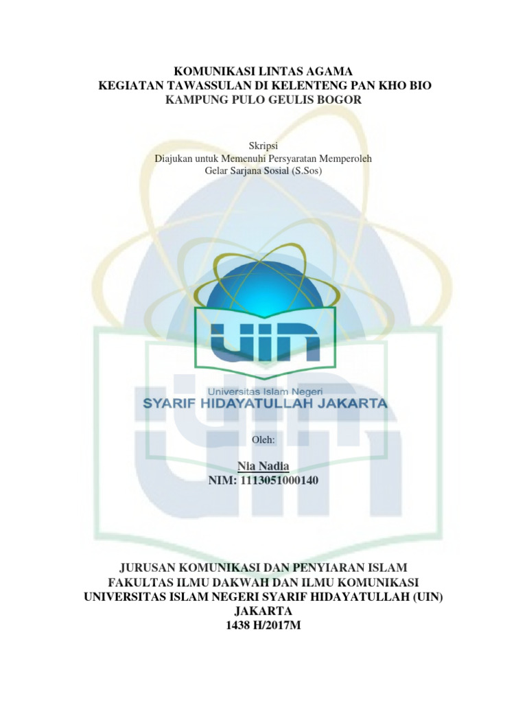 Tawassulan di Kelenteng Pan Kho Bio | PDF