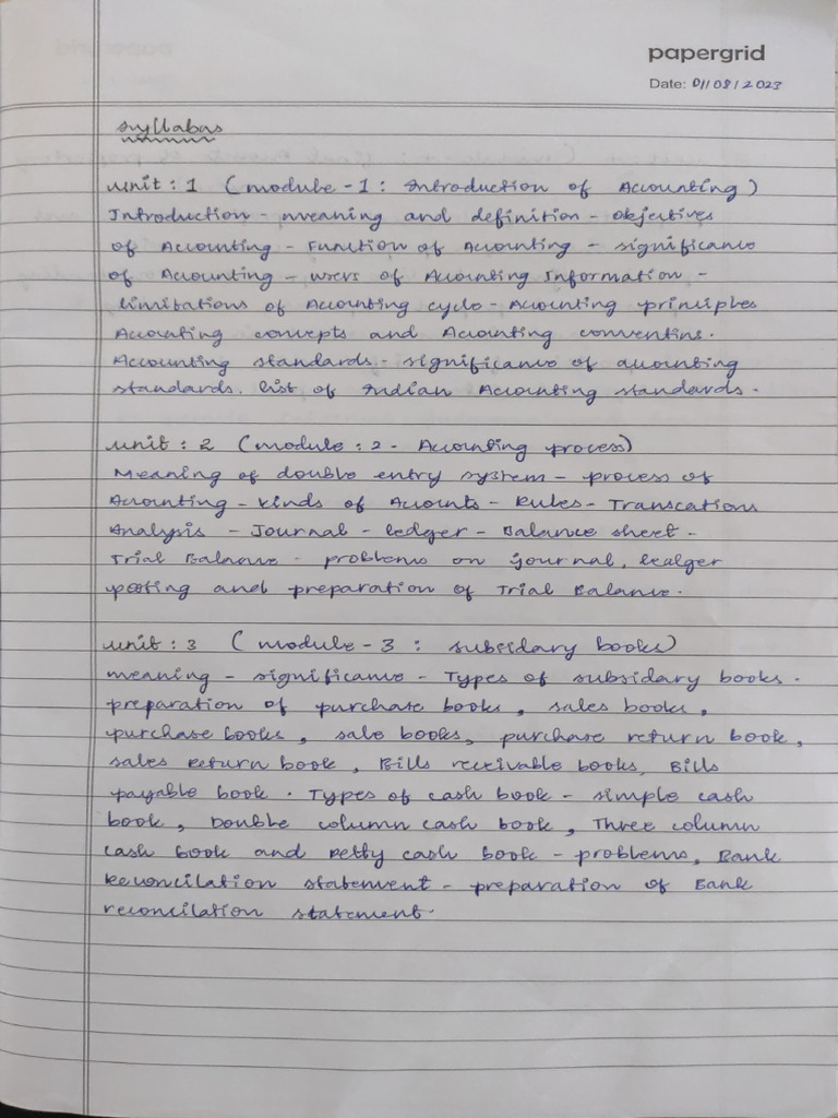 Complete Fa Notes Pdf