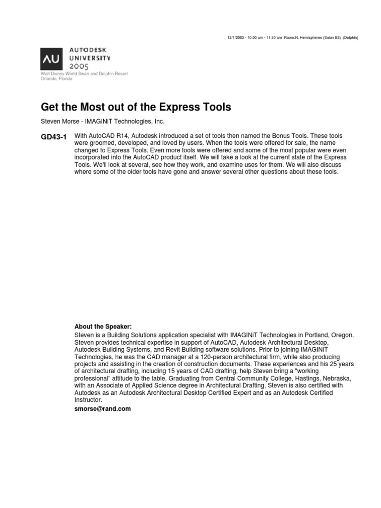 Express Tools | PDF | Auto Cad | Autodesk