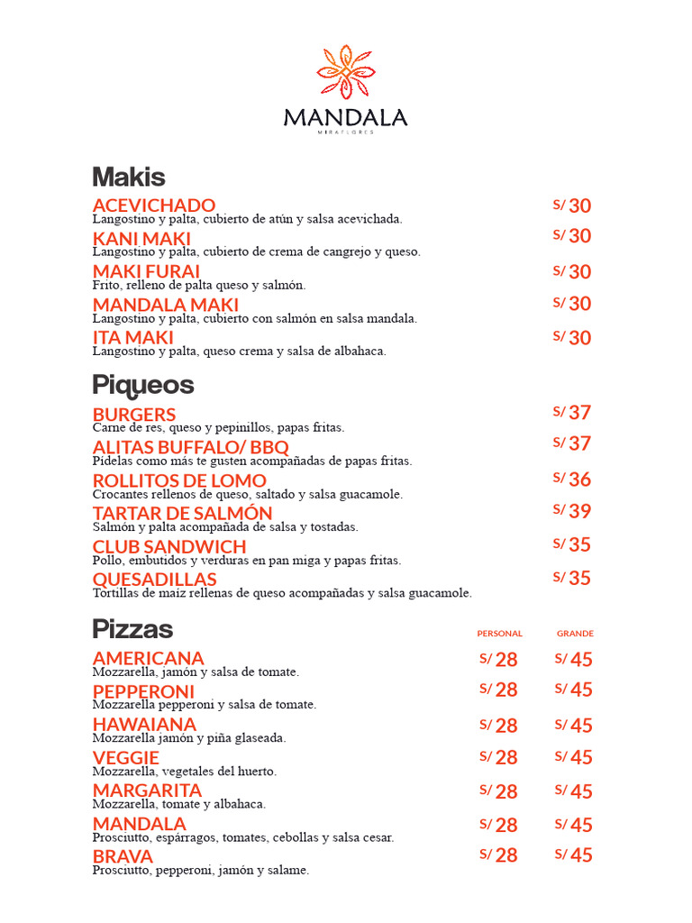 Cart A Mandala | PDF | Alimentos