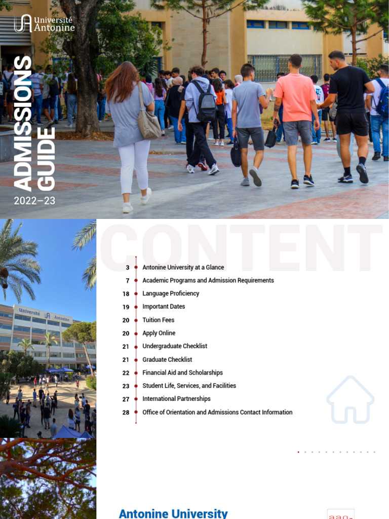 Ua Admission Guide | PDF | Bachelor's Degree | Postgraduate Education