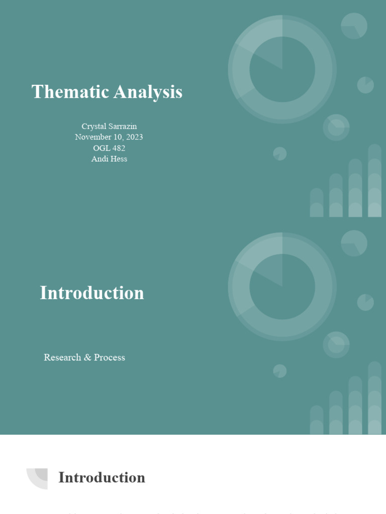 Thematic Analysis Presentation | PDF | Fluency | Extraversion And ...