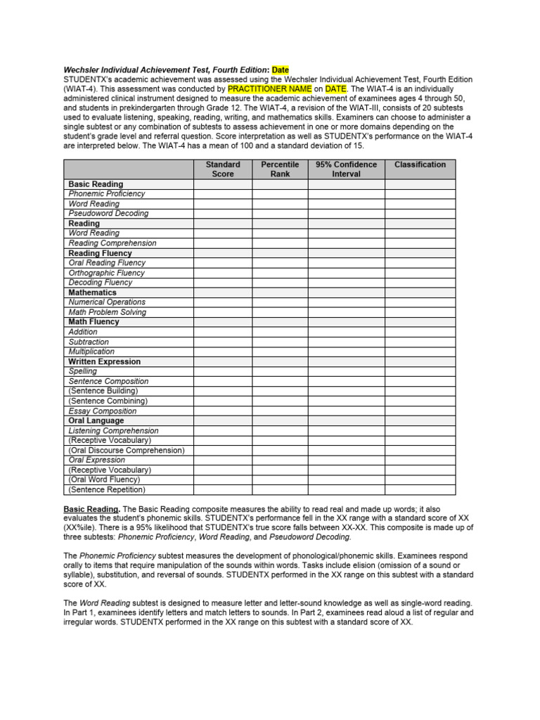 Wiat4 Template | PDF | Cognition | Learning