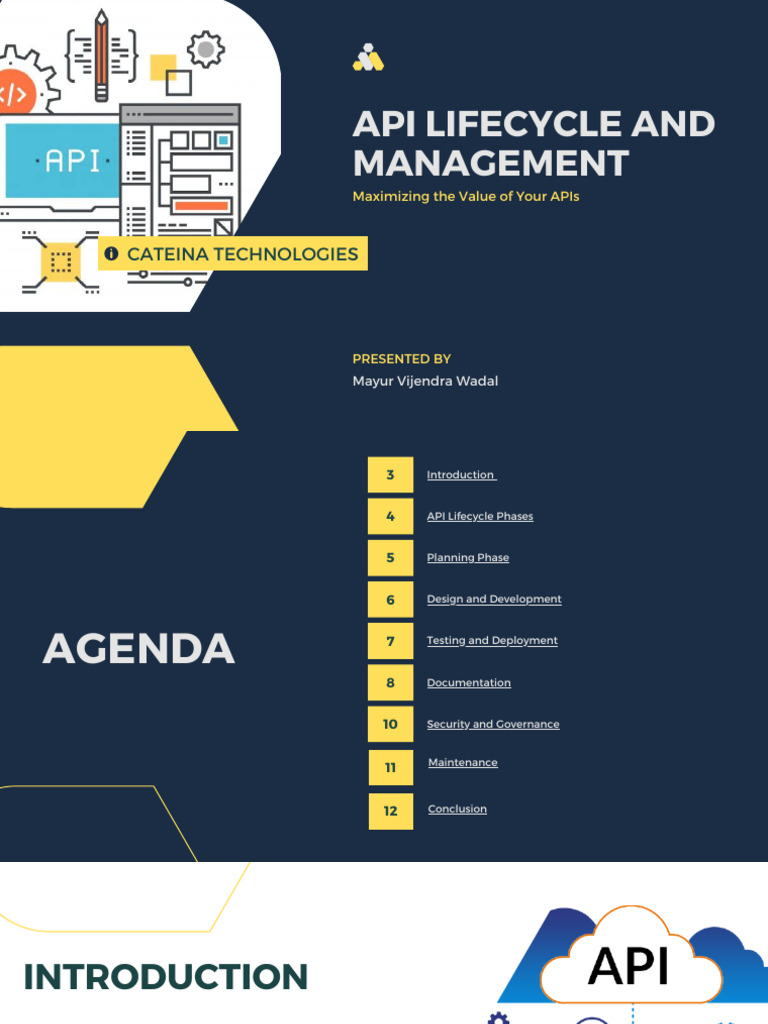 Research Proposal Business Presentation in Dark Blue Yellow Geometric Style | PDF | Product ...