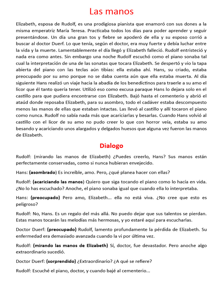 Las Manos | PDF | Arte | Poesía