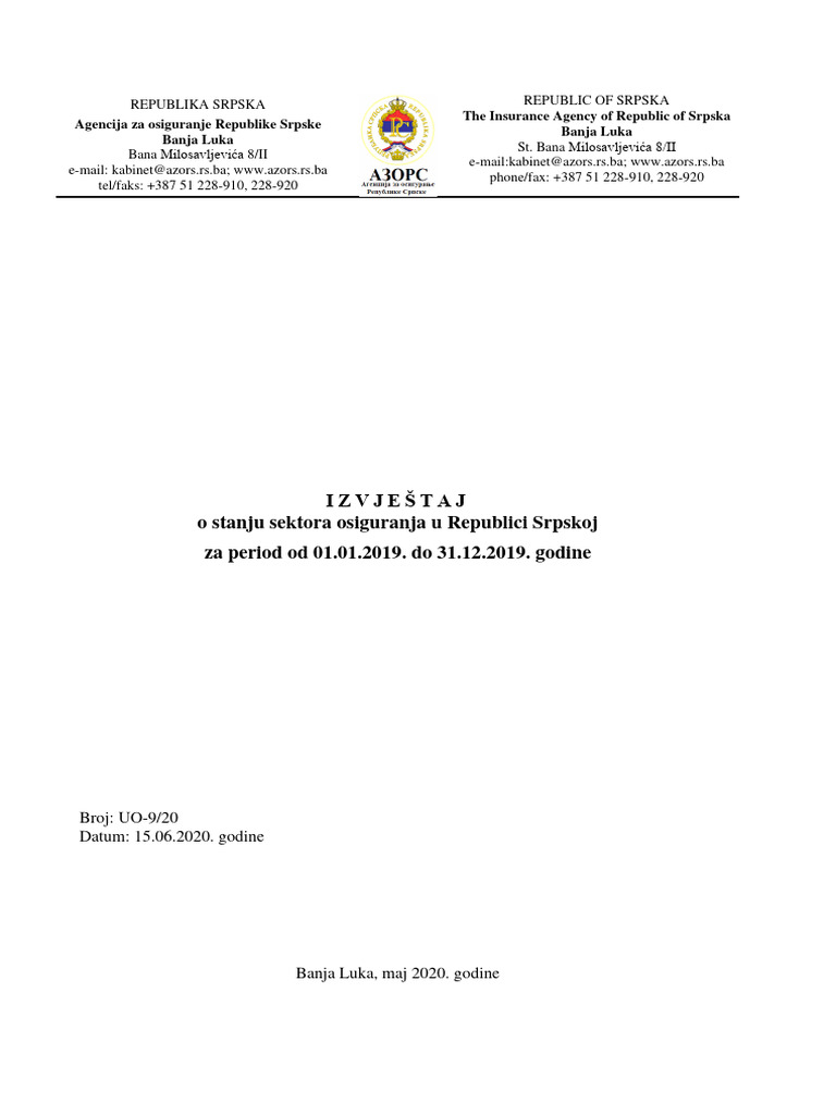 Izvjestaj S2019G | PDF