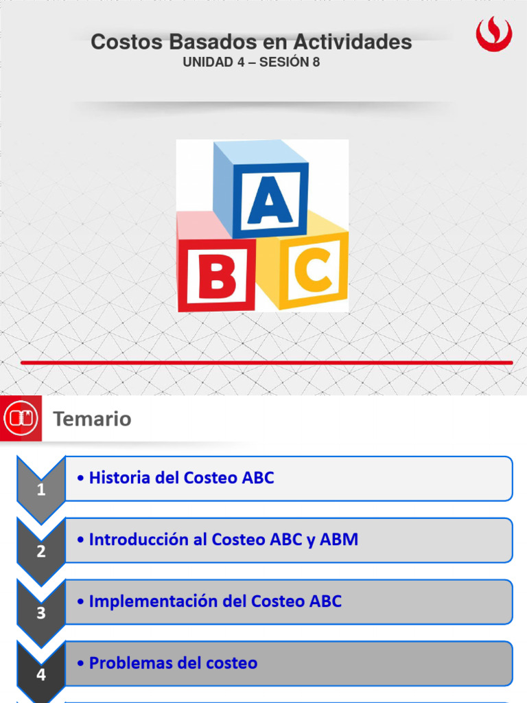 CP49 - Costos Basados en Actividades | PDF | Planificación de recursos ...
