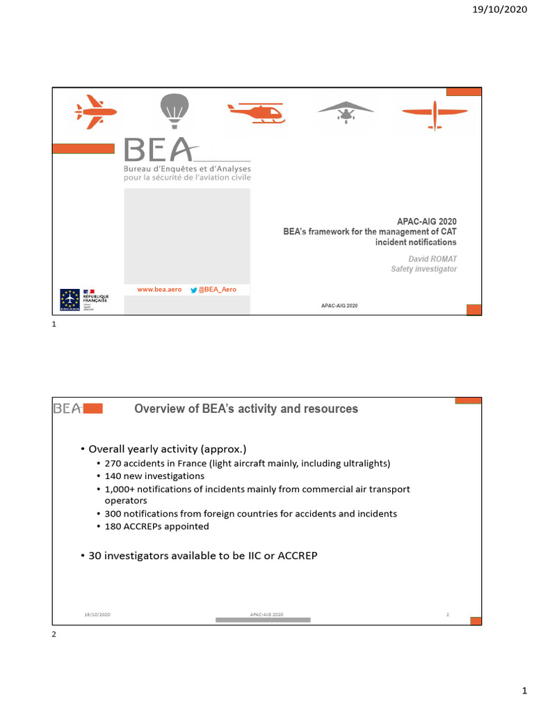 03 - PPT - ICAO RAIW 20 Oct 20 - Incident Notification Management | PDF ...