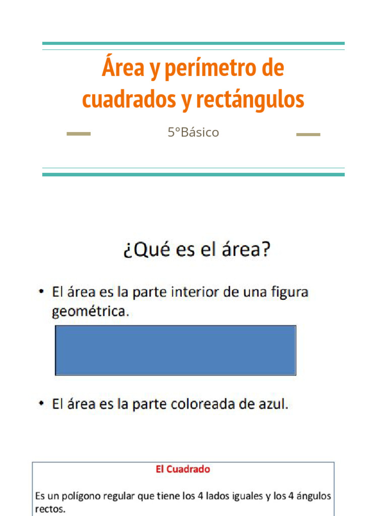 Cuadrados Y Rectángulos | Secuencia Didáctica de Geometría 1 – BSDYI