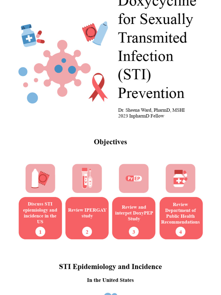 JC1 DoxyPEP | PDF | Sexually Transmitted Infection | Epidemiology