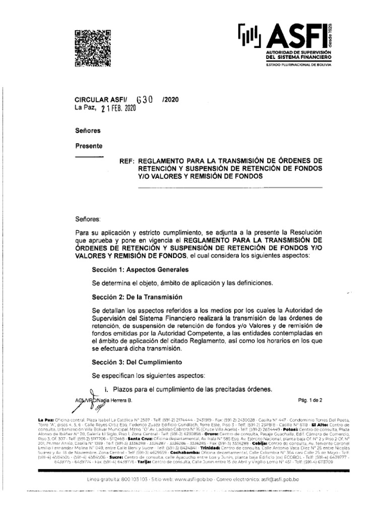 Asfi 630 | PDF
