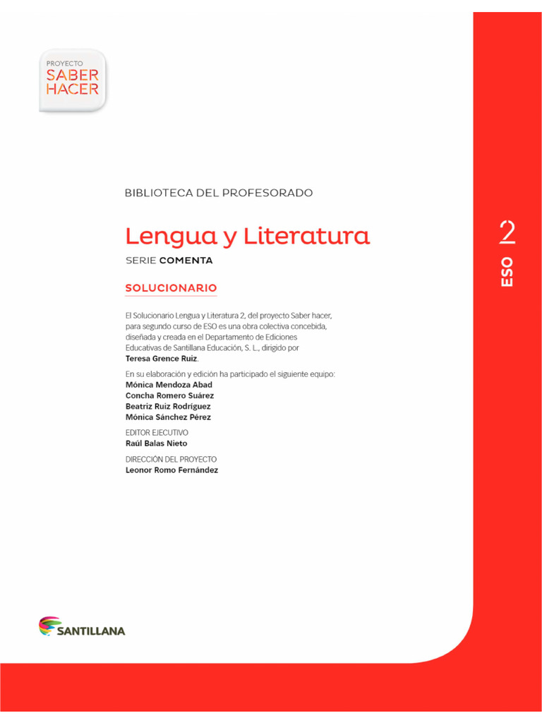 Soluciones Libro Lengua | PDF