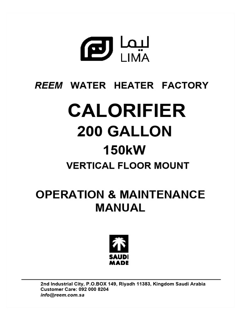 Operation & Manual L200GVFM-150kW (SEPCO) - Compressed | PDF | Water ...