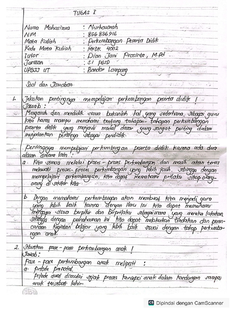 Tugas Tutorial 1 PPD Nur | PDF
