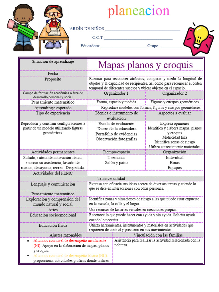 Plan Octubre, Mapas, Planos y Croquis | PDF | Evaluación | Aprendizaje