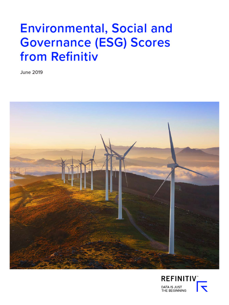 Reuters Refinitiv Esg Scores Pdf Corporate Social Responsibility