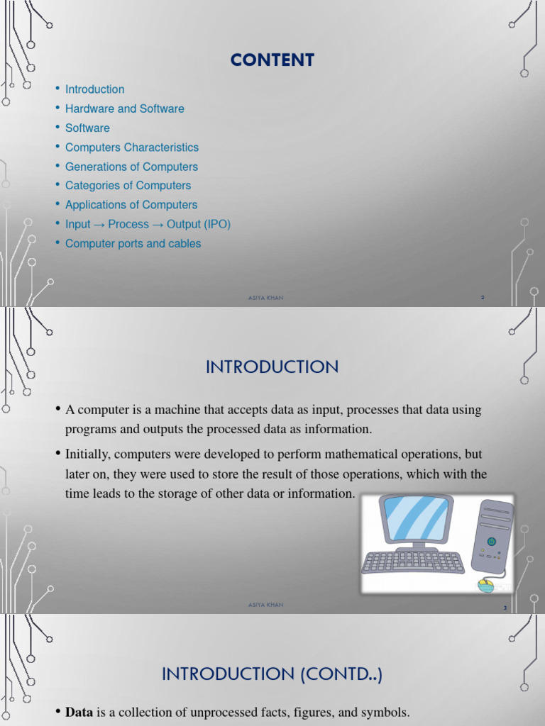 TIC - Handout 01 | PDF | Computer Data Storage | Usb Flash Drive
