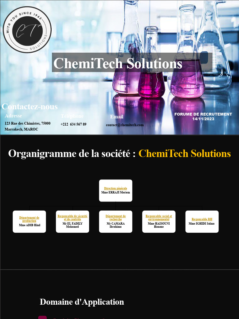 L'entreprise Pharmacetique Ouverture Prof | PDF | Chimie | Environnement naturel