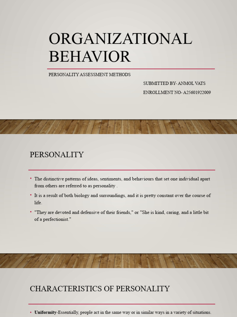 Anmol Vats Ob Term Presentation | PDF | Feeling | Psychology