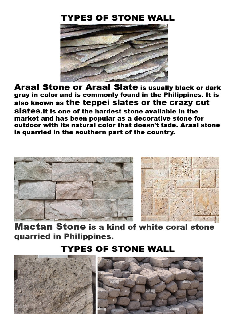 Types of Stone Wall | PDF