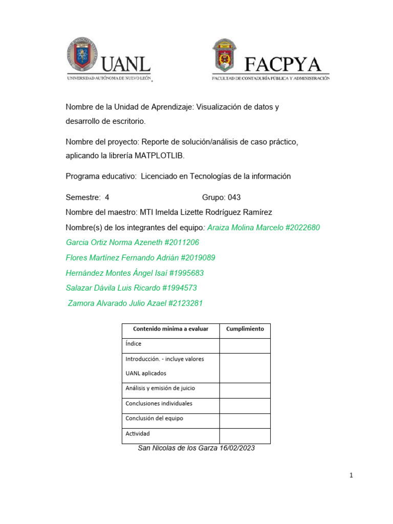 Ev1 Matplotlib | PDF | Python (lenguaje de programación) | Estadísticas