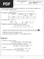 Exercices d'équations 1AC corrigés | PDF