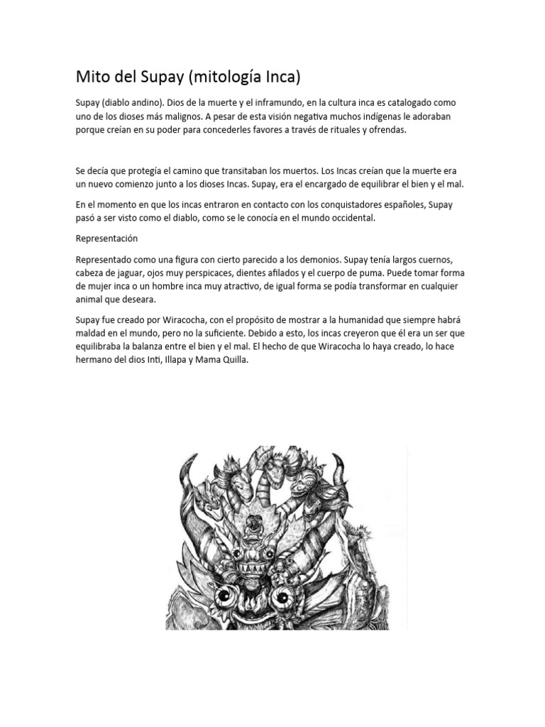 Mito Del Supay | PDF