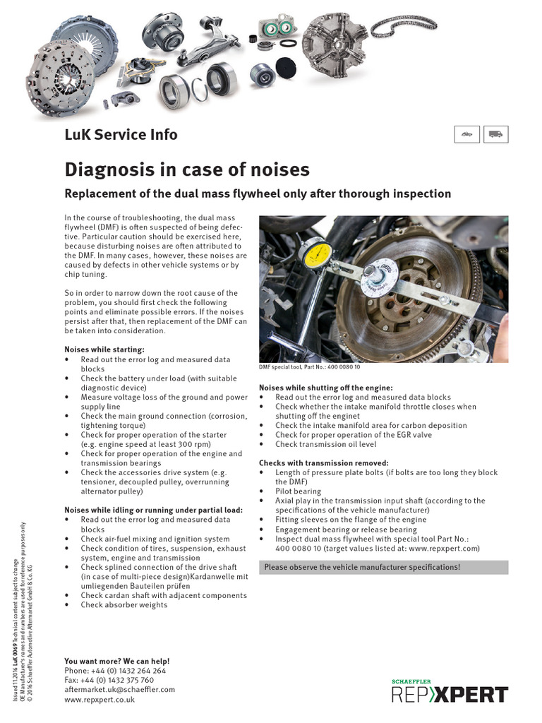 LuK 0069 en | PDF | Engines | Bearing (Mechanical)
