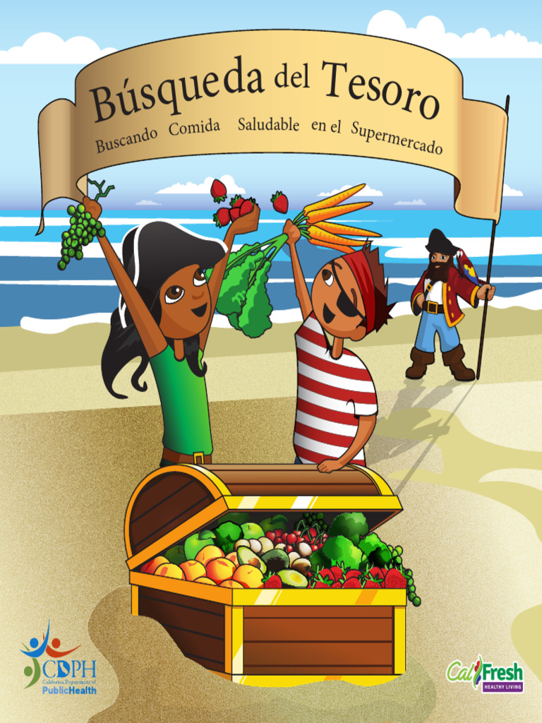 Treasure Hunt Activity Book SP | PDF | Vegetales | Alimentos