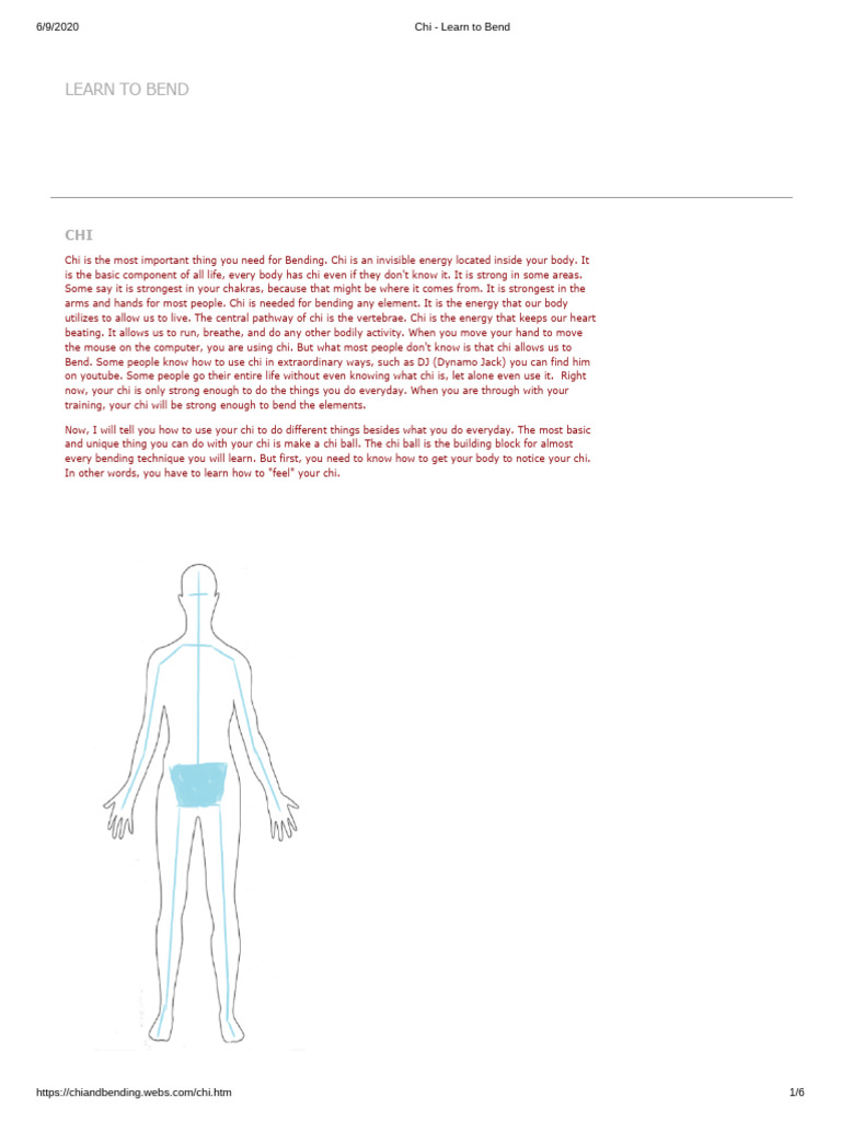 Chi - Learn To Bend | PDF | Meditation | Qi