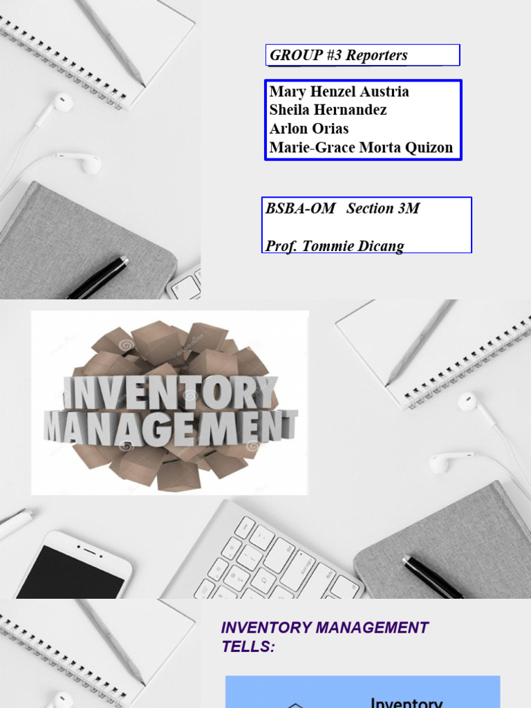 Inventory Finals Report | PDF | Inventory | Warehouse