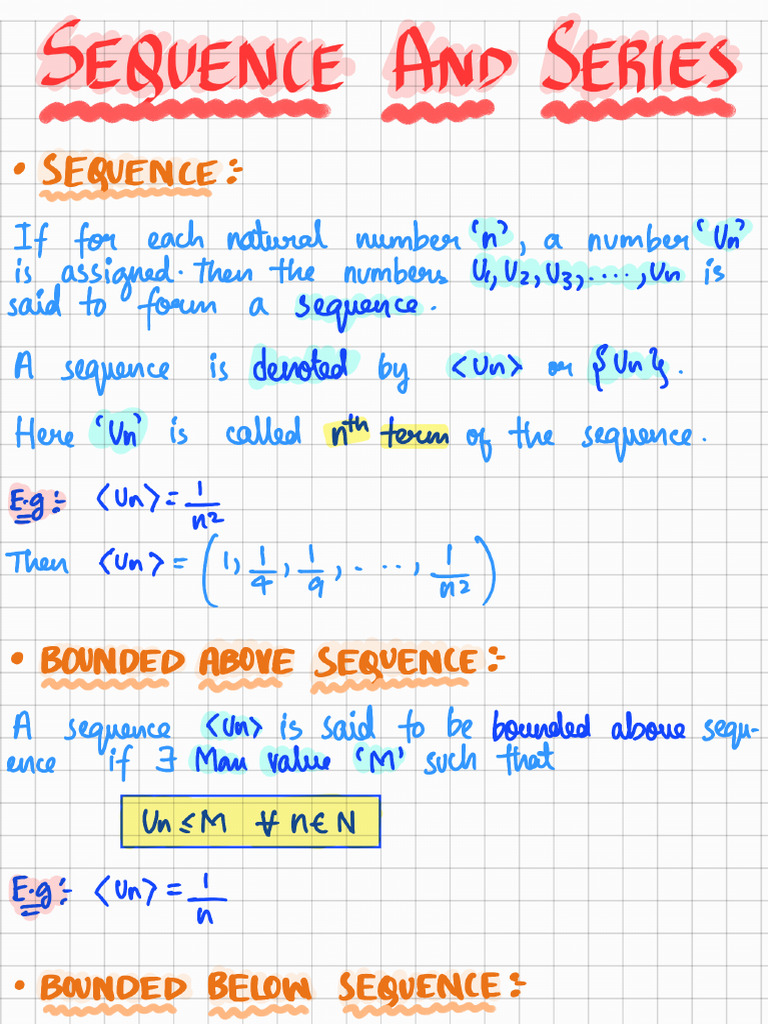 Sequence and Series | PDF