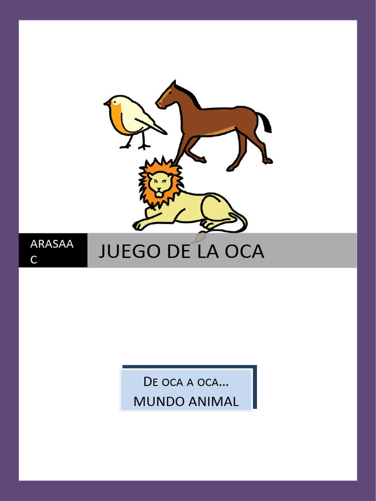 De Oca A Oca Mundo Animal | PDF