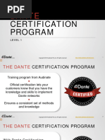 Dante Level 2 Certification Guide | PDF | Mac Os | Software