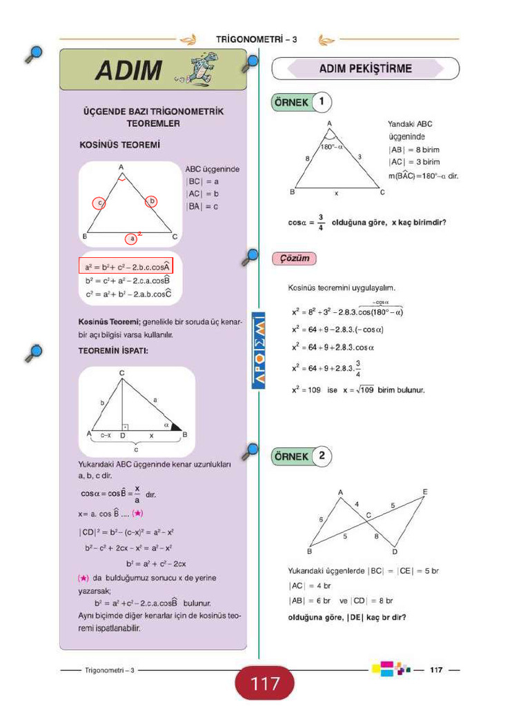 Trigonometri (2022) - Apotemi Yayınları (3) 4 | PDF
