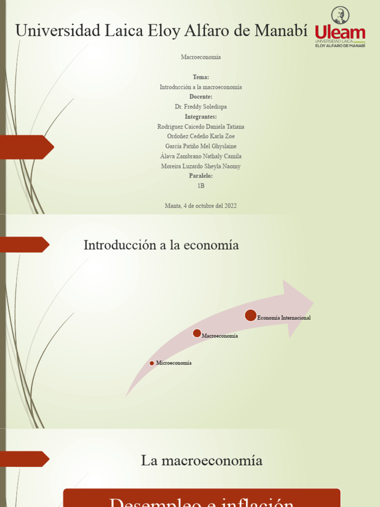 Diapositivas Semana 1 - Introduccion A La Economia | PDF