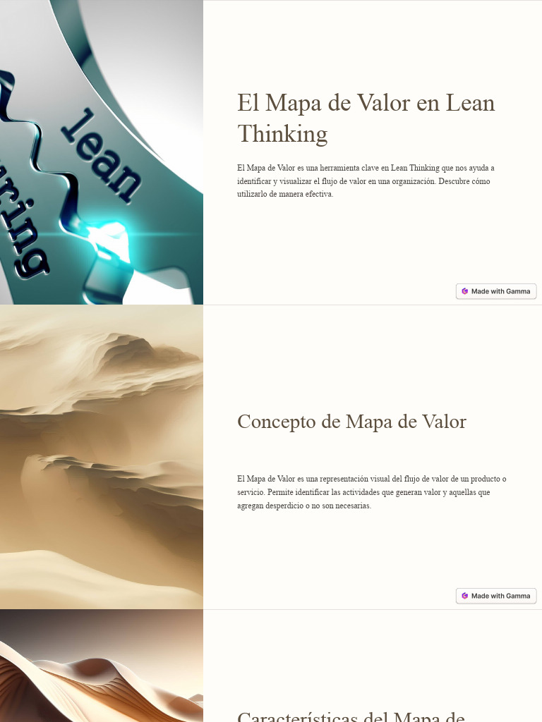 El Mapa de Valor en Lean Thinking | PDF | Lean Manufacturing | Negocios económicos