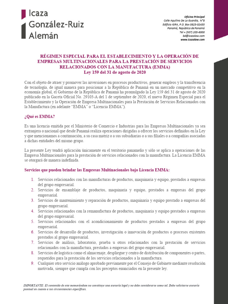Ley Emma Ley 159 de 2020 | PDF | Impuesto sobre la renta | Impuestos