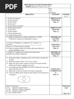 Mini Cog Spanish | PDF | Reloj