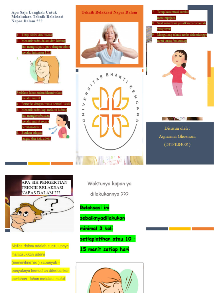 Leafleat Teknik Napas Dalam | PDF | Software | Computing