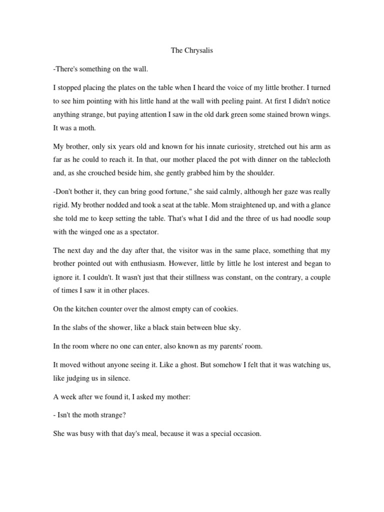 The Chrysalis | PDF