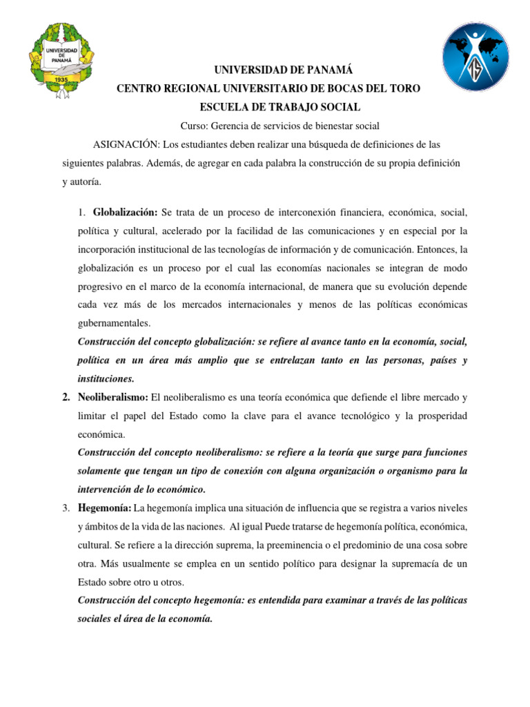 Bechi Santos Glosario N°1 de Grencia Social | PDF | Liberalismo ... Bechi Santos Glosario N°1 de Grencia Social | PDF | Liberalismo ...
