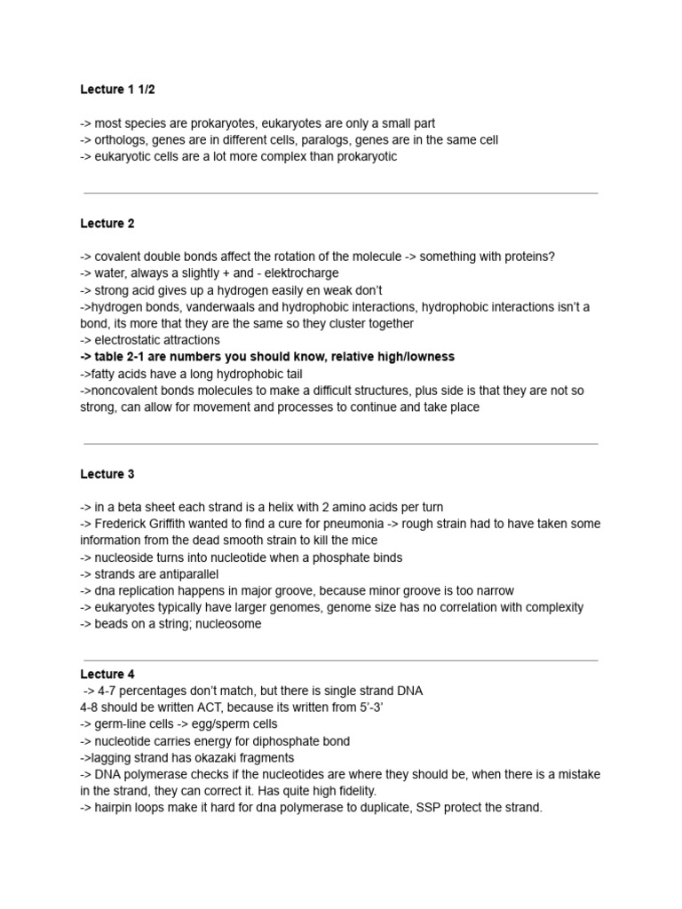 BCM Aantekeningen | PDF | Science & Mathematics