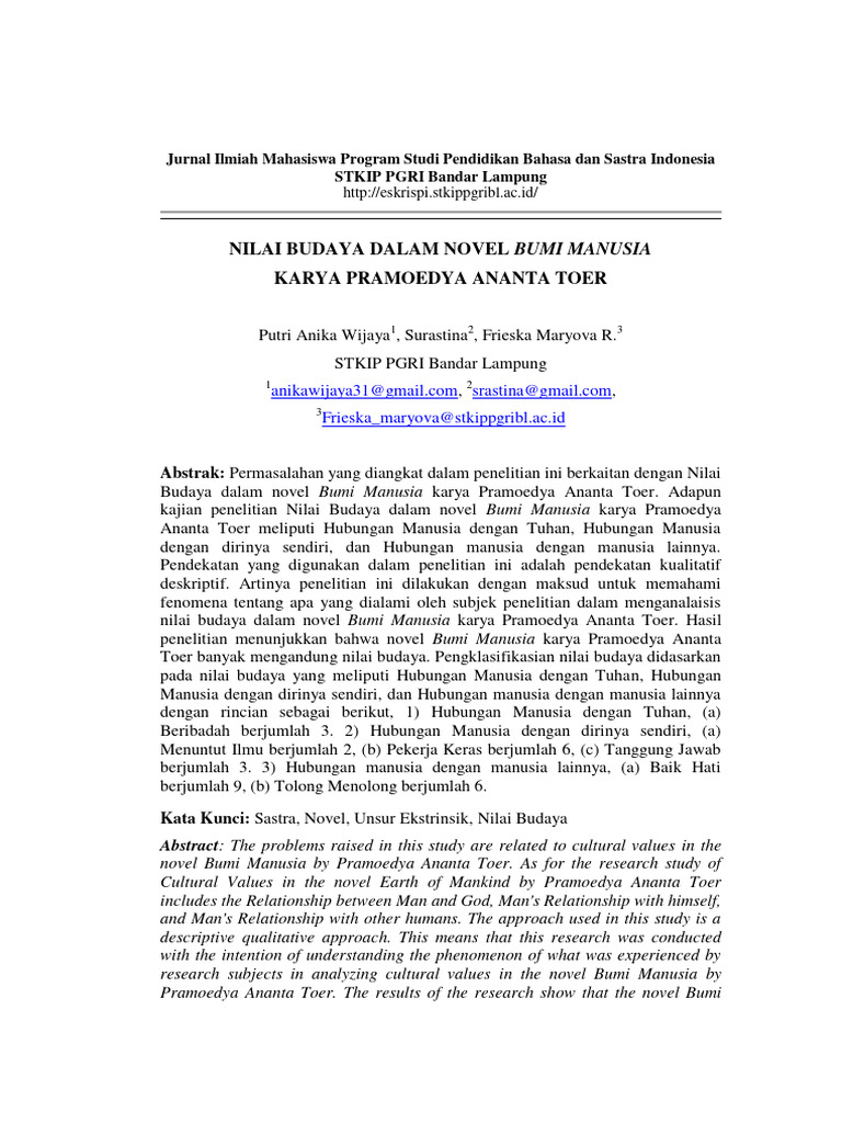 Putri Anika Wijaya (Atikel) | PDF