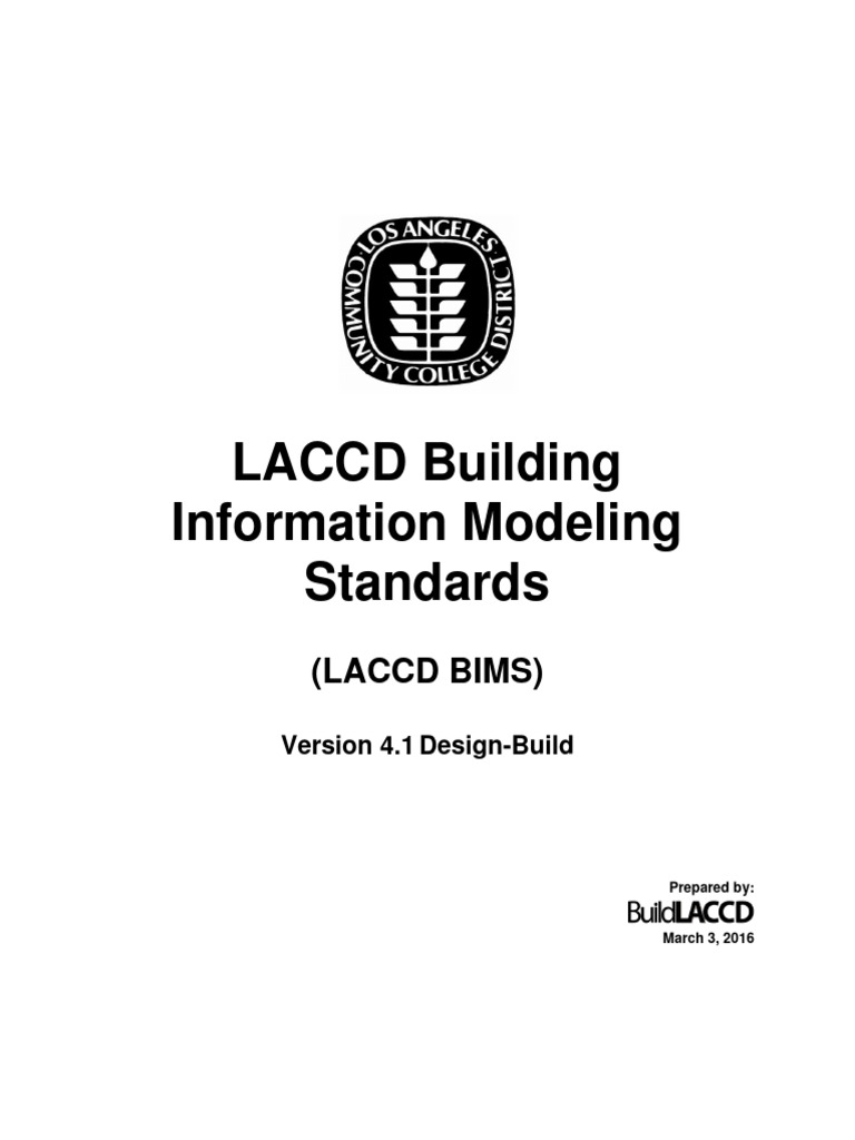 Bim Design Build Standards v4 1 | PDF | Building Information Modeling ...