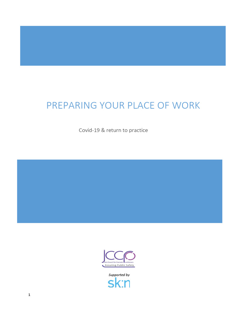 Preparing For Return To Practice Final | PDF | Personal Protective ...