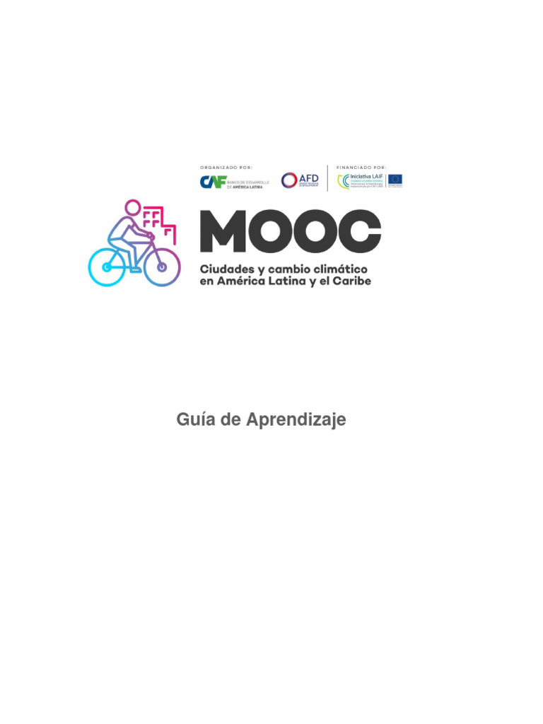 Guia Aprendizaje | PDF | Planificación | Curso abierto masivo en linea