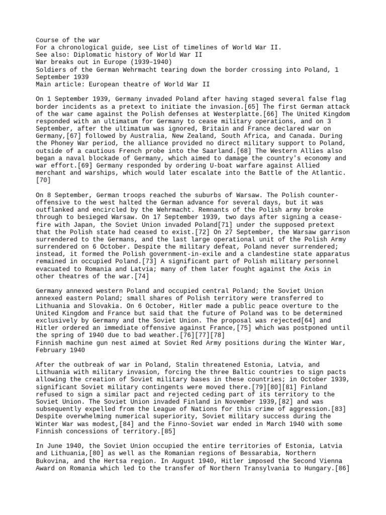 What You Need To Know - WWII - Part3 | PDF | World War II | Operation ...